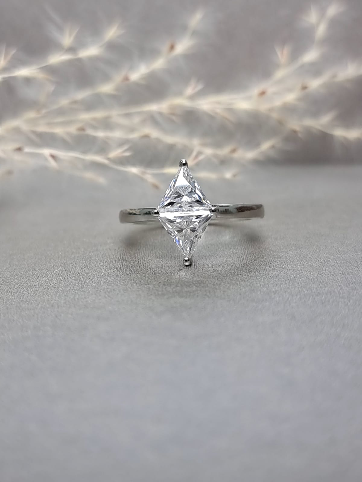 Trillion cut moissanite store